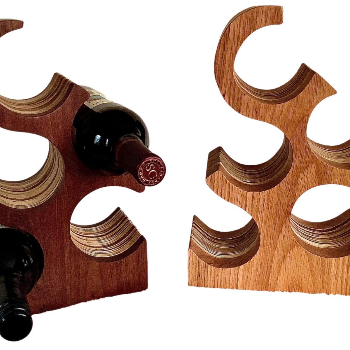 5 Bottle Wine Rack – The Wheeling Artisan Center Shop