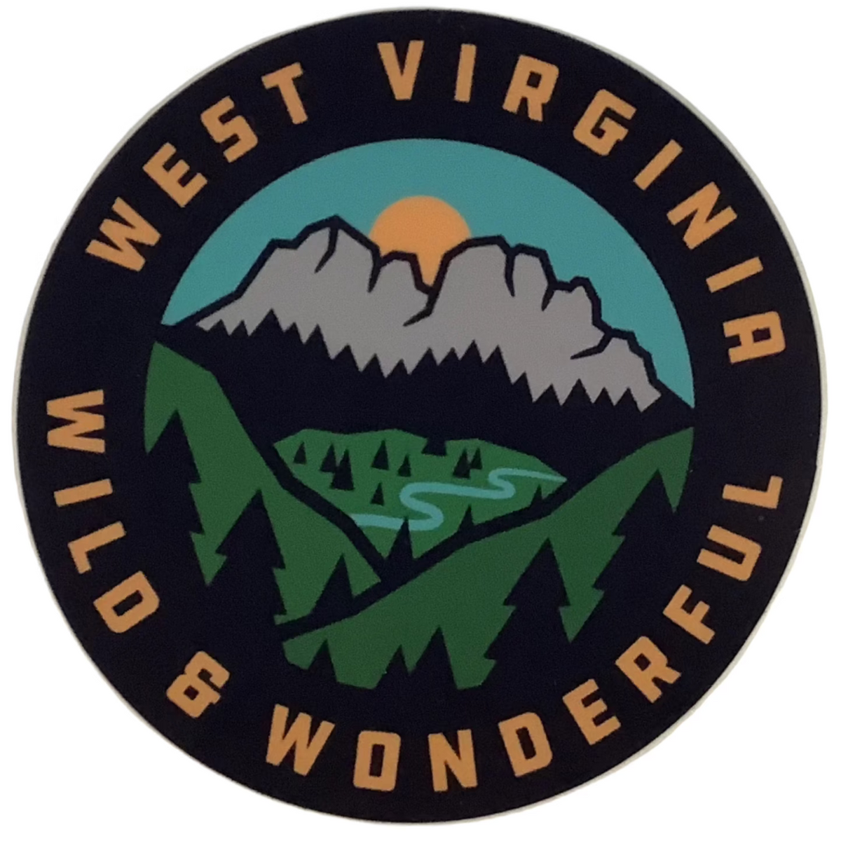 Stickers with WV Themes from Loving WV – The Wheeling Artisan Center Shop
