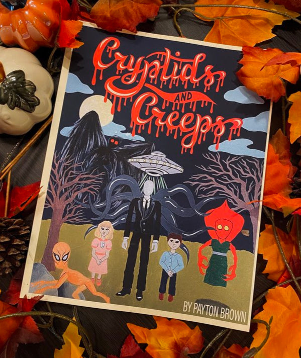 Cryptids and Creeps Coloring Book – The Wheeling Artisan Center Shop