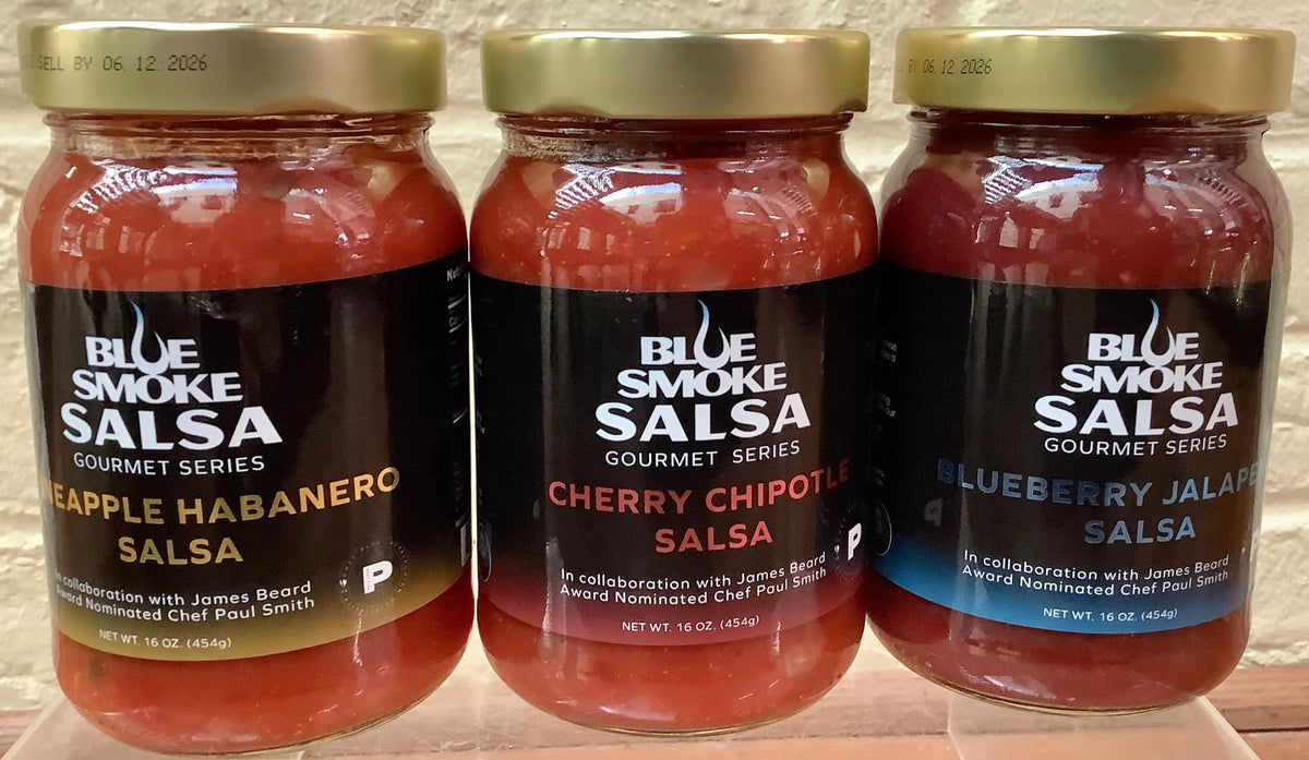 Blue Smoke Salsa - 16 oz Jar – The Wheeling Artisan Center Shop
