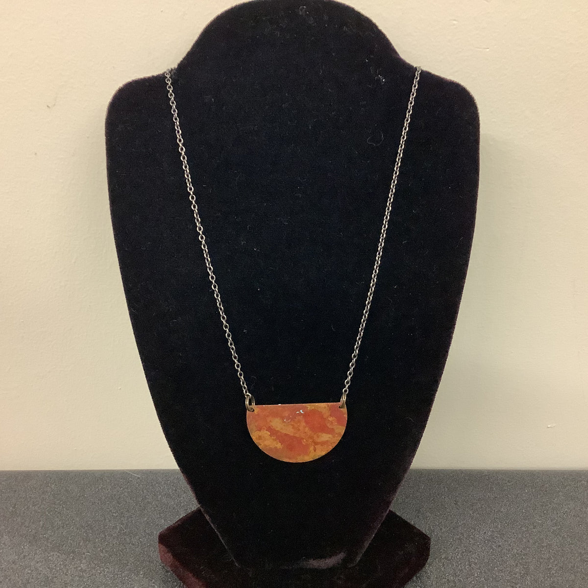 Small Half Disc Necklace – The Wheeling Artisan Center Shop