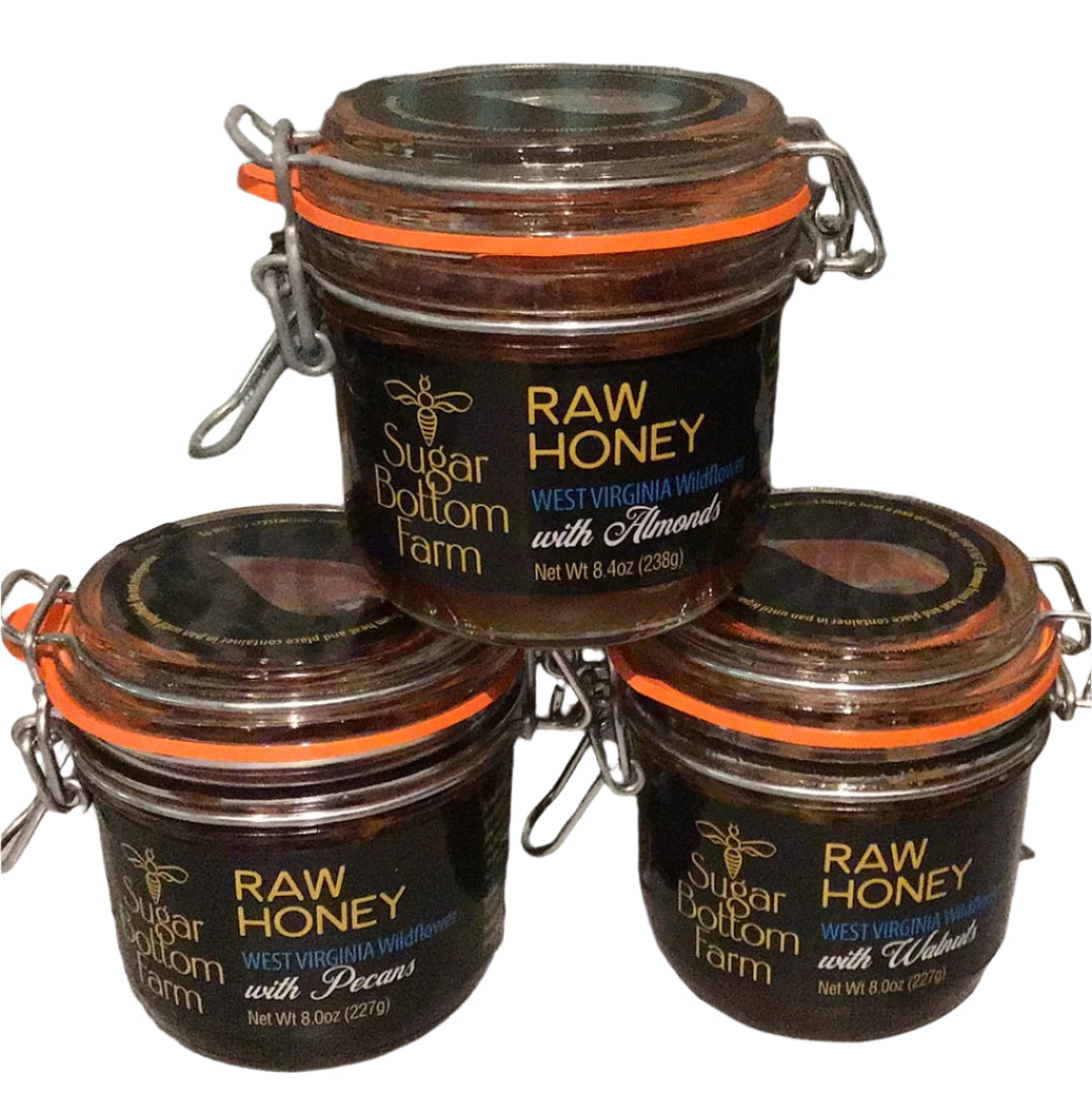 Nuts & Honey from Sugar Bottom Farm – The Wheeling Artisan Center Shop